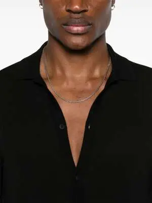 BALLANTYNE Fine-knit Short-sleeved Shirt - Black
