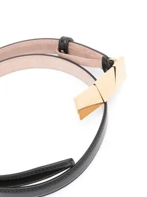 Khaite Small Axel Belt - Black