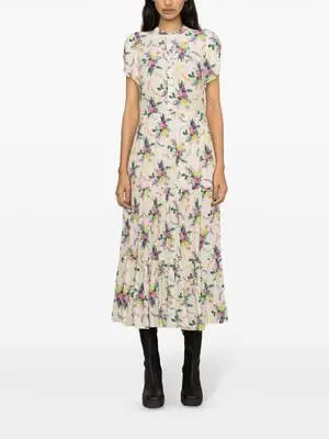 Zadig&Voltaire Razy Floral-print Midi Dress