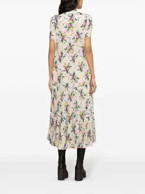 Zadig&Voltaire Razy Floral-print Midi Dress