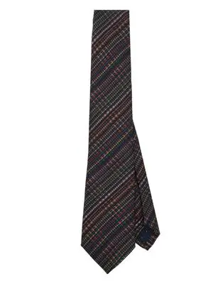 PAUL SMITH Signature Stripe Houndstooth Neck Tie