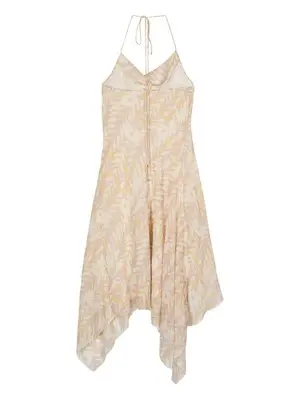 Patrizia Pepe Abstract-pattern Handkerchief Dress