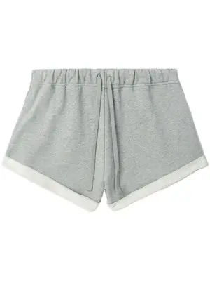 IRO PARIS Emmy Organic-cotton Mini Shorts - Grey