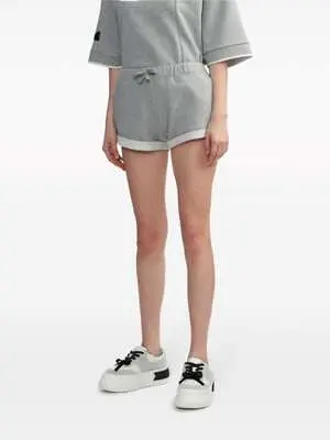 IRO PARIS Emmy Organic-cotton Mini Shorts - Grey