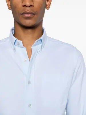 TOM FORD Button-down Collar Cotton Shirt