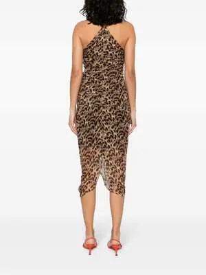 MARANT ETOILE Valdi Leopard-print Midi Dress