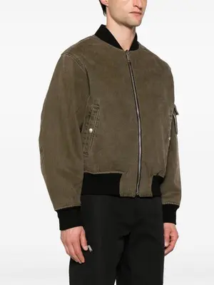 Givenchy Logo-print Reversible Bomber Jacket - Brown