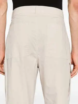 Etro Straight-leg Poplin Trousers - Neutrals