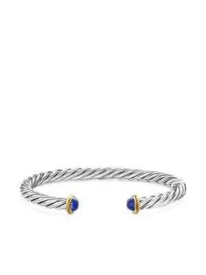 David Yurman 14kt Yellow Gold And Sterling Cuff Bracelet - Silver