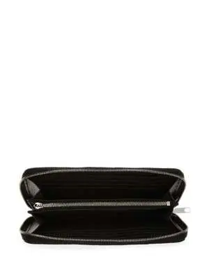 Bally Striped-edge Leather Cardholder