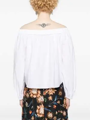 Dorothee Schumacher Off-shoulder Poplin Shirt