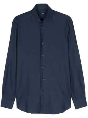 BARBA NAPOLI Long-sleeve Shirt - Blue