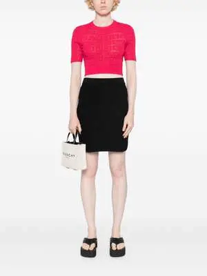 Givenchy 4g Jacquard Mini Skirt