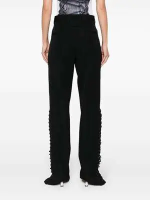 JEAN PAUL GAULTIER Lace-up Wool Trousers