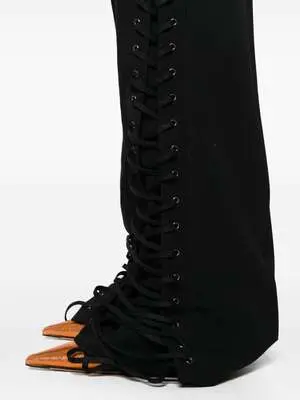 JEAN PAUL GAULTIER Lace-up Wool Trousers