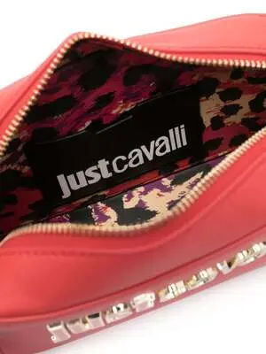 Just Cavalli Logo-lettering Cross Body Bag - Red