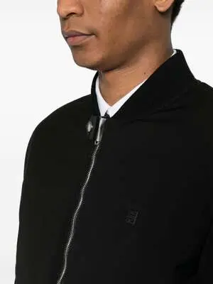 Givenchy 4g-motif Wool Bomber Jacket - Black