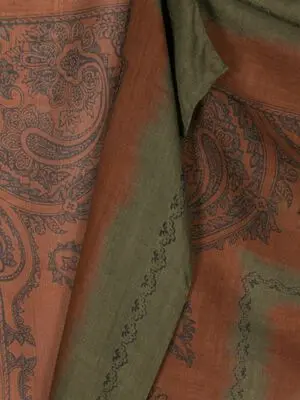 Acne Studios Paisley-bandana-print Wool Scarf
