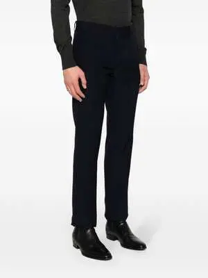 Givenchy Wool Tailored Trousers - Blue