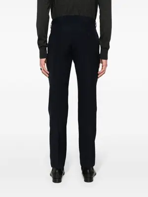 Givenchy Wool Tailored Trousers - Blue