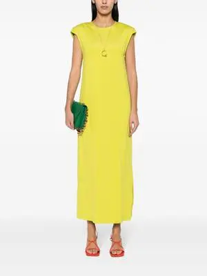JIL SANDER Detachable-sleeve Maxi Dress