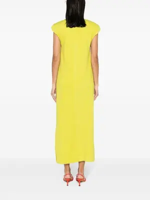 JIL SANDER Detachable-sleeve Maxi Dress