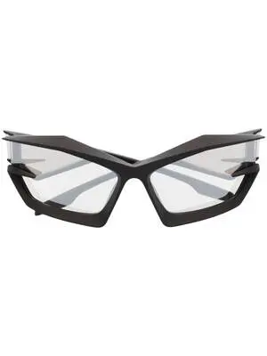 Givenchy Giv Cut Square-frame Sunglasses - Black