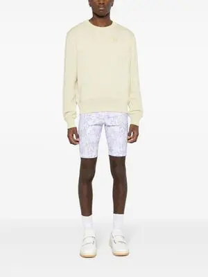 Acne Studios Face-print Tie-dye Shorts