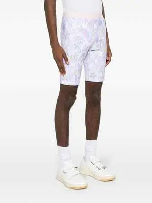 Acne Studios Face-print Tie-dye Shorts