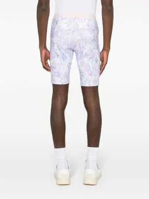 Acne Studios Face-print Tie-dye Shorts