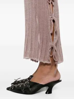 Acne Studios Ribbed-knit Midi Skirt