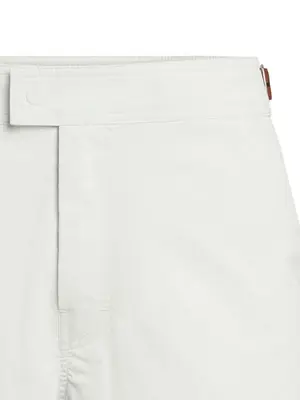 Zegna 232 Road Brand Mark Swim Shorts - White