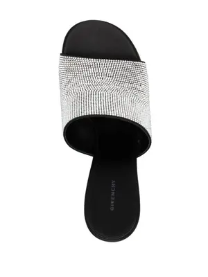 Givenchy 70mm G Cube Sandals - Silver