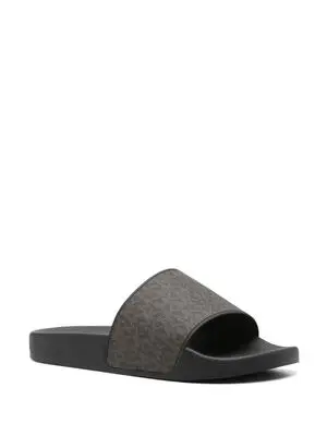 Michael Kors Jake Monogram Slides