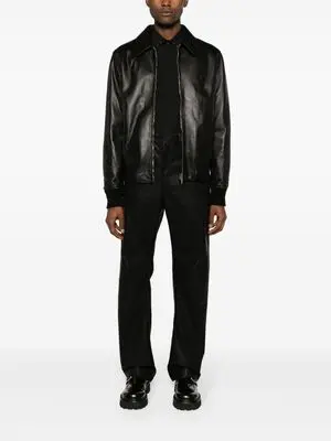 Givenchy Reversible Leather Bomber Jacket