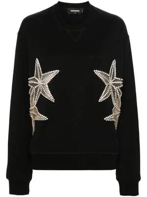 Dsquared2 Embellished Sweatshirts Hoodies For Women
