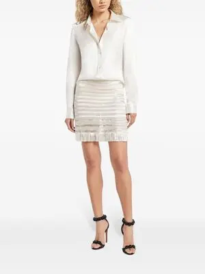TOM FORD Long-sleeve Silk Shirt - White