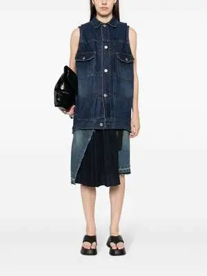 Sacai Sleeveless Denim Gilet