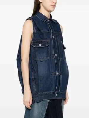 Sacai Sleeveless Denim Gilet