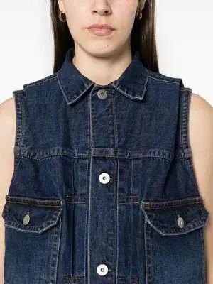Sacai Sleeveless Denim Gilet