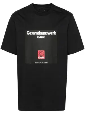 OAMC Apollo Cotton T-shirt - Black