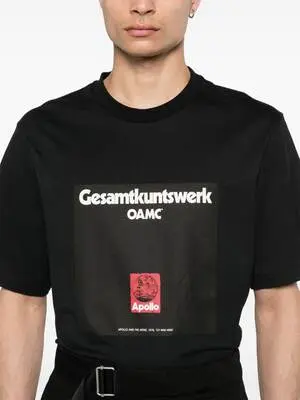 OAMC Apollo Cotton T-shirt - Black