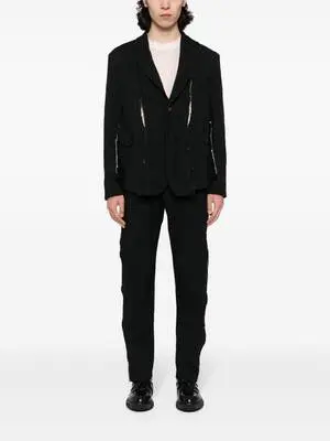 Comme Des Garçons Zip-up Tapered Trousers