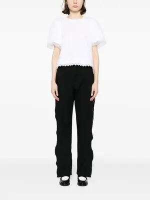 Comme Des Garçons Zip-up Tapered Trousers