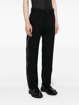 Comme Des Garçons Zip-up Tapered Trousers