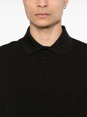 Just Cavalli Piqué-weave Polo Shirt - Black