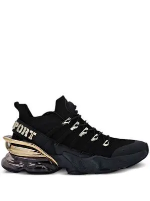 Plein Sport Gold Tone Sneakers For Women