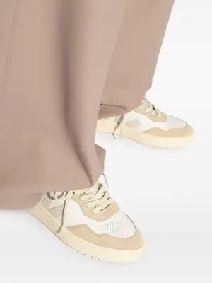 VEJA V-90 Leather Sneakers - White