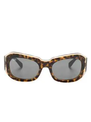 Ray-ban Rectangle-frame Sunglasses - Brown