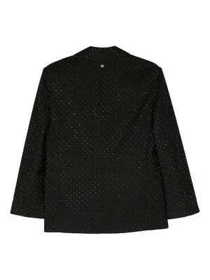 CHIARA FERRAGNI Rhinestone-embellished Double-breasted Blazer